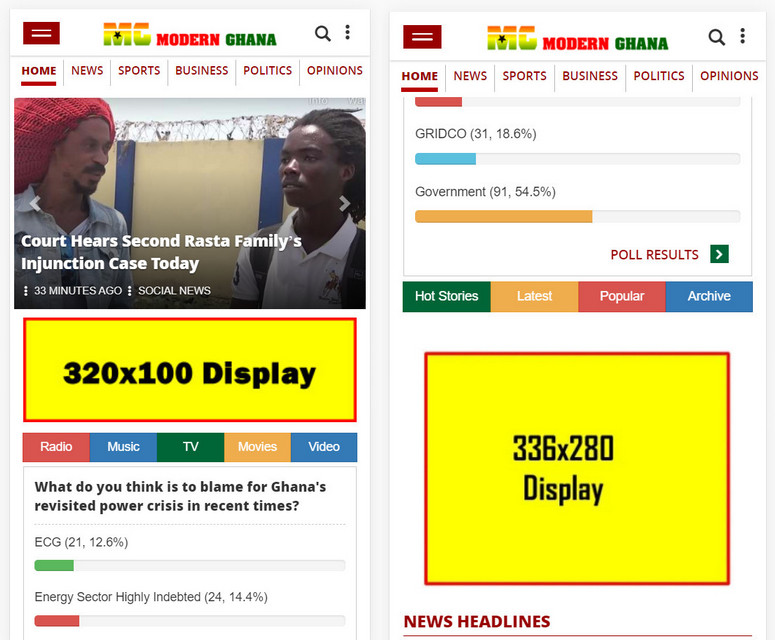 Advertizing on Modern Ghana